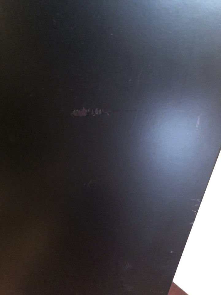 Room Divider 1 Side MIRROR 3 Panel Screen Wood Comp BLACK Folding ...