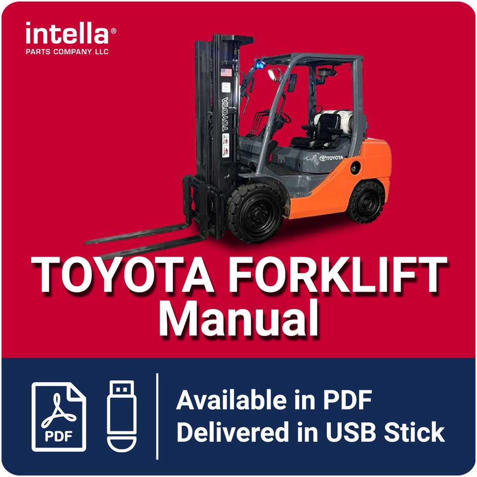 Toyota 8BRU18 Forklift Repair Manual PDF USB | eBay