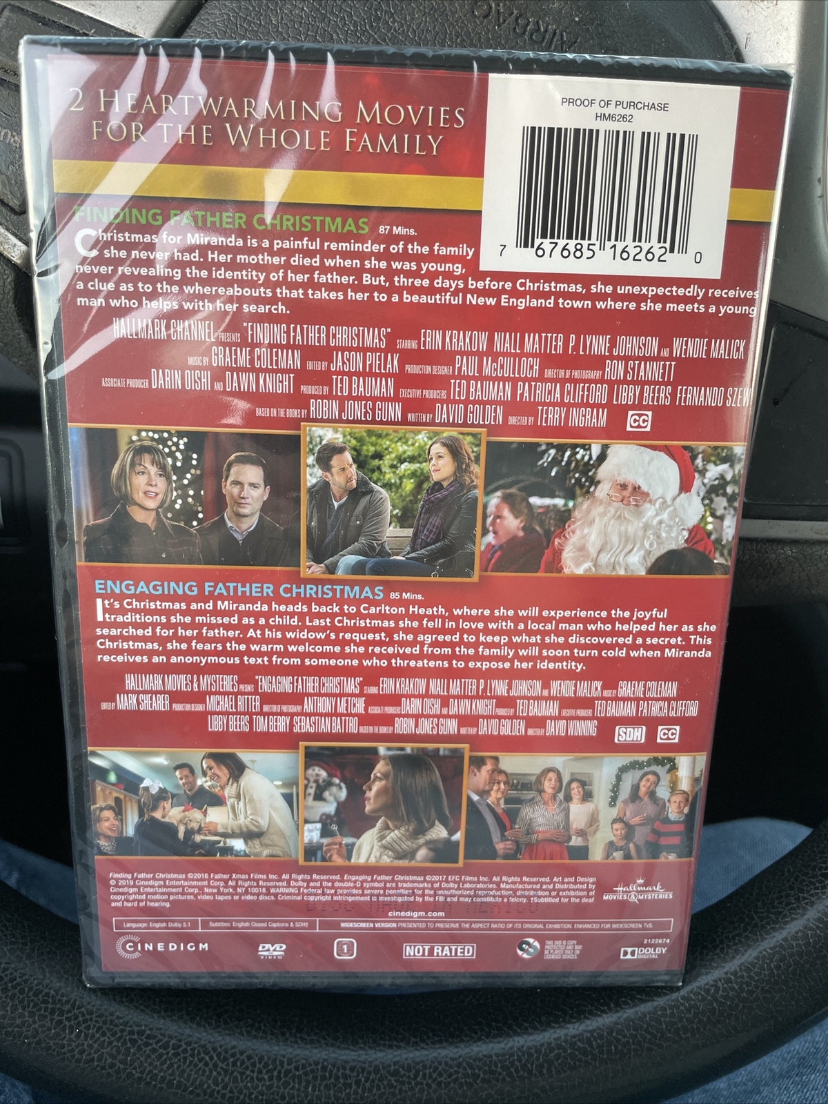 HALLMARK HOLIDAY DOUBLE FEATURE DVD - FINDING & ENGAGING FATHER ...