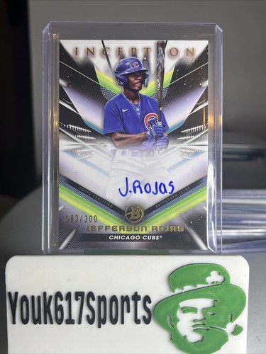 2023 Bowman Inception Jefferson Rojas Prospect Autographs Auto #/300 ...