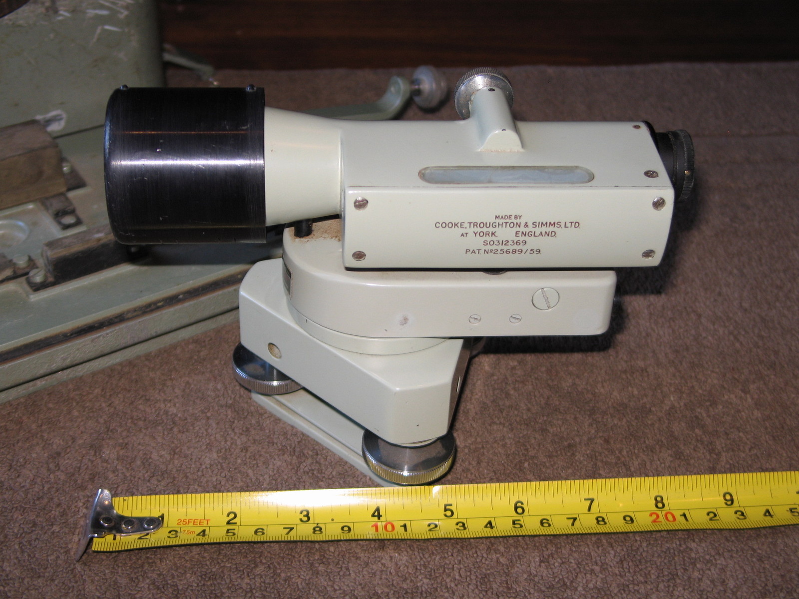 Vintage Cooke Troughton & Simms Theodolite Survey Level, Made in ...