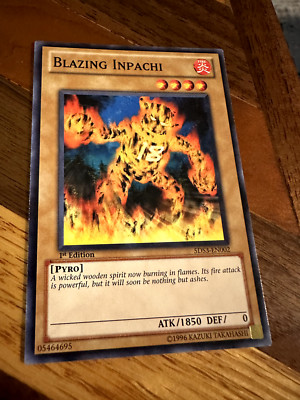 Blazing Inpachi 5DS3-EN002 1st Edition Common VLP + BONUS | eBay