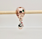 Authentic Pandora #782976C01 Two-Tone Santa Clause in Hot Air Balloon ...