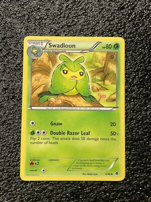 Pokemon Trading Card - Emerging Powers: Swadloon 5/98 | eBay