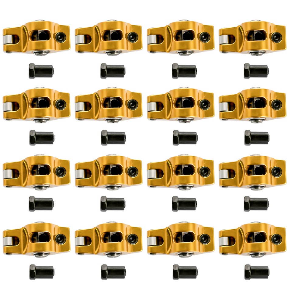 Aluminum Full Roller Rockers Arms 1.6 Ratio 3/8" Stud for Chevy SBC 267 ...