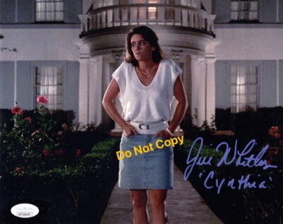 JILL WHITLOW signed 8x10 Photo NIGHT OF THE CREEPS Horror Cynthia JSA ...