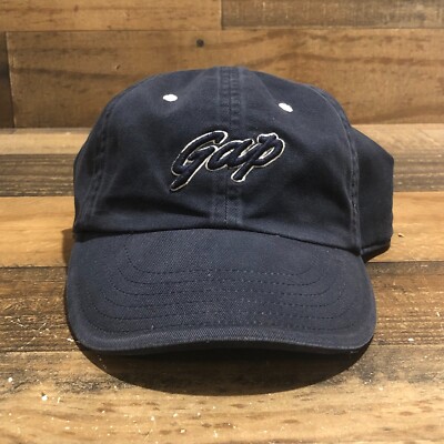 Vintage Gap Hat Strapback Cap Mens Blue White Y2K Cotton Outdoor Hiking ...