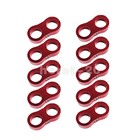 10Pcs Red AN8 Hose Separator Clamp Bracket Adapter 8AN Oil Fuel Hose ...