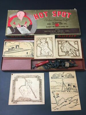 Wood BURNING- HOT SPOT ELECTRIC ETCHING OUTFIT 1940'S-50'S | eBay