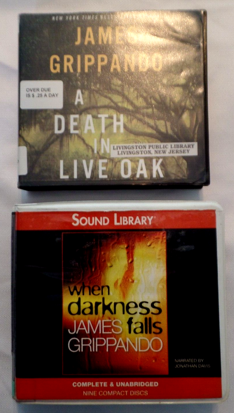 2 Audio book CDs James Grippando When Darkness Falls & A Death in Live ...