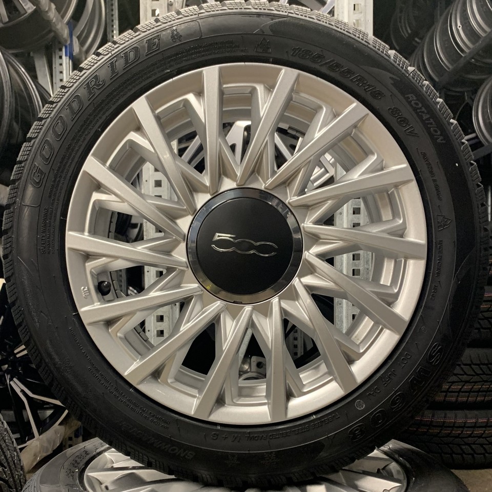 4 Orig Fiat Winterräder 185/55 R15 86V M+S Fiat 500 52009577 756 | eBay.de