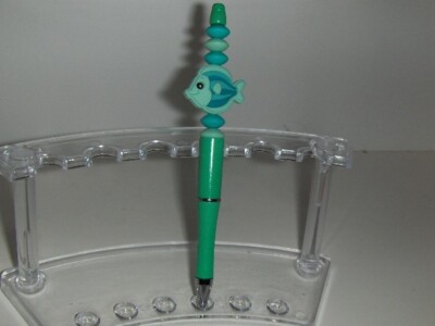 NEW - Aqua Retractable pen - Fish | eBay