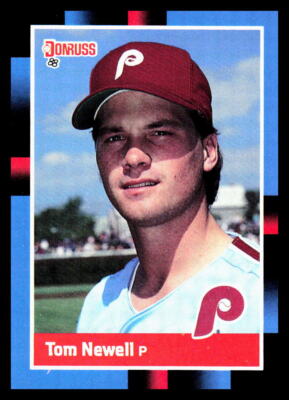 1988 Donruss 604 Tom Newell Philadelphia Phillies Baseball Card | eBay