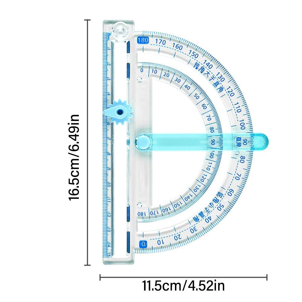 Draw Circle Tool Activity Corner Demonstrator Protractor Ruler School ...