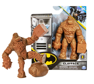 DC Spin Master Clayface 4" Action Figure with 2 Mystery Accessories ...