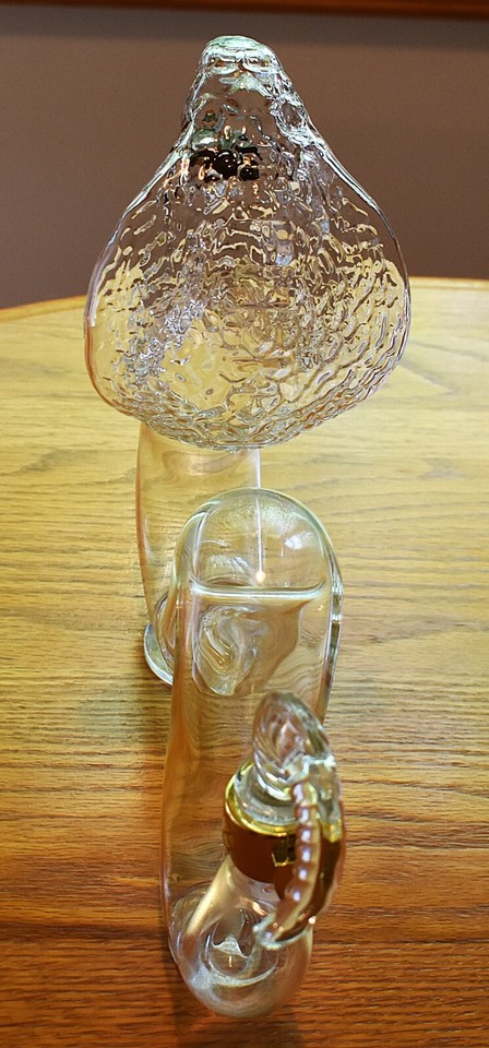 Snake Cobra Whisky Decanter Bottle Glass Sculptured Art Glass 1000 ML ...