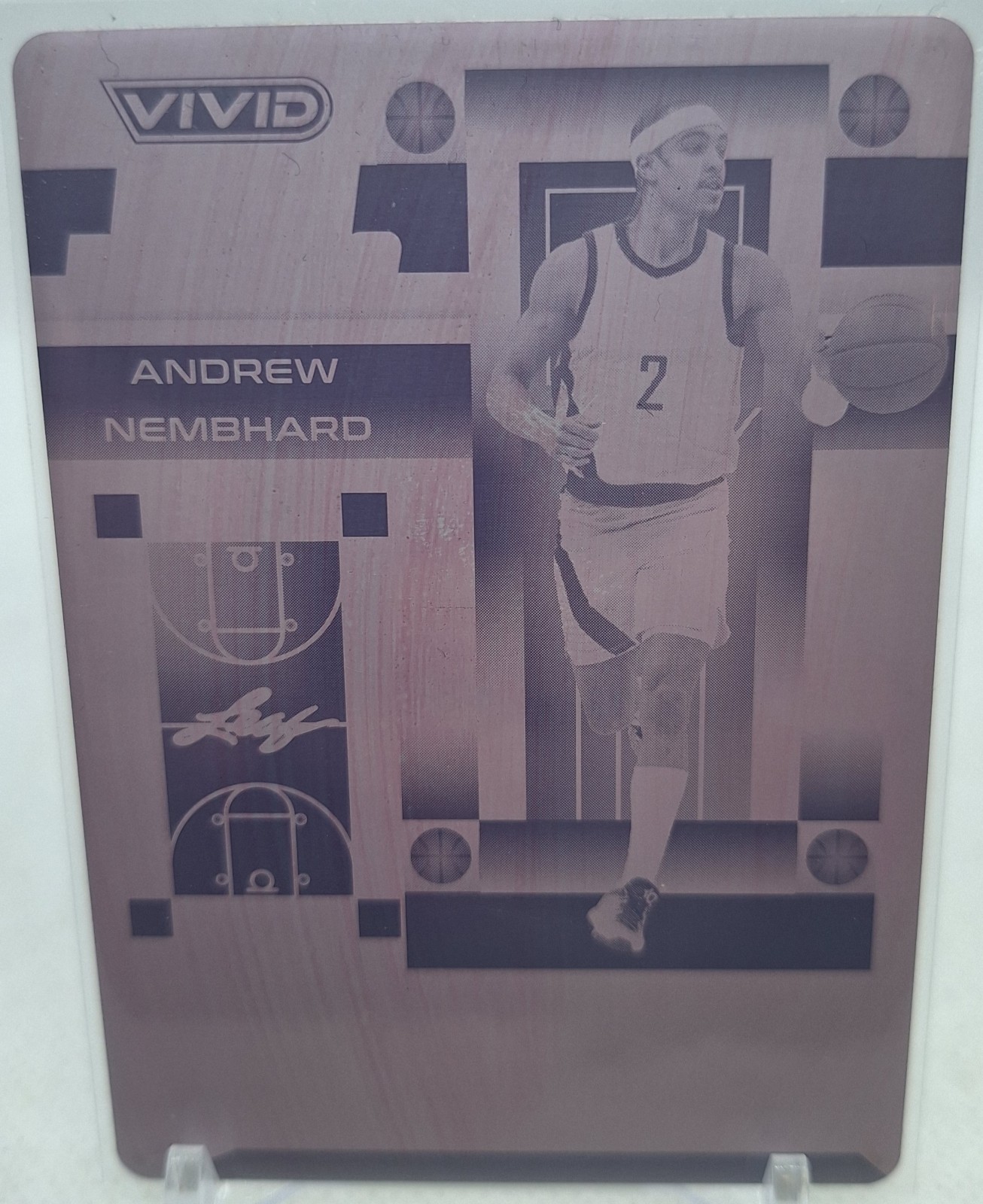 Andrew Nembhard 2022 Leaf Vivid #IP-AN1 Inside Painting Autographs ...