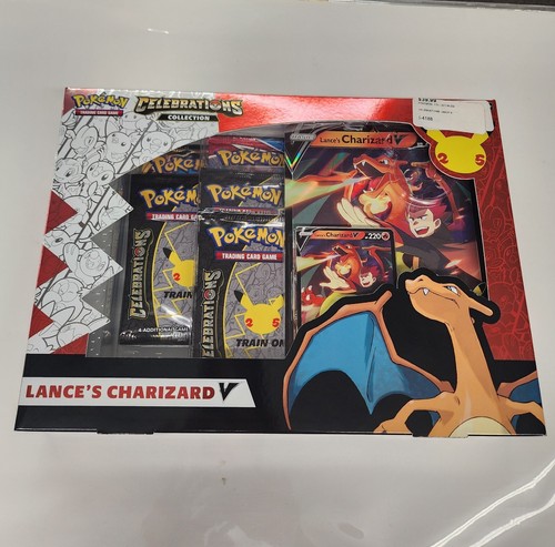 Pokemon TCG Celebrations Lance's Charizard V Collection Factory Sealed ...