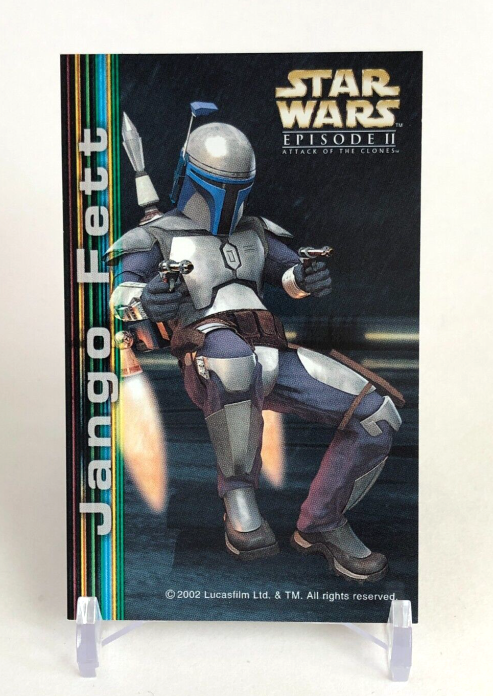 Jango Fett Boda Fett Star Wars card Seven-Eleven 2002 Lucasfilm ...