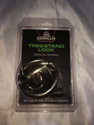 Gorilla Gear Tree Stand Lock with two keys, new never used | eBay