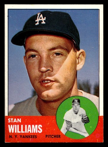 1963 Topps #42 Stan Williams Ex-Mint Yankees ID:453727 | eBay
