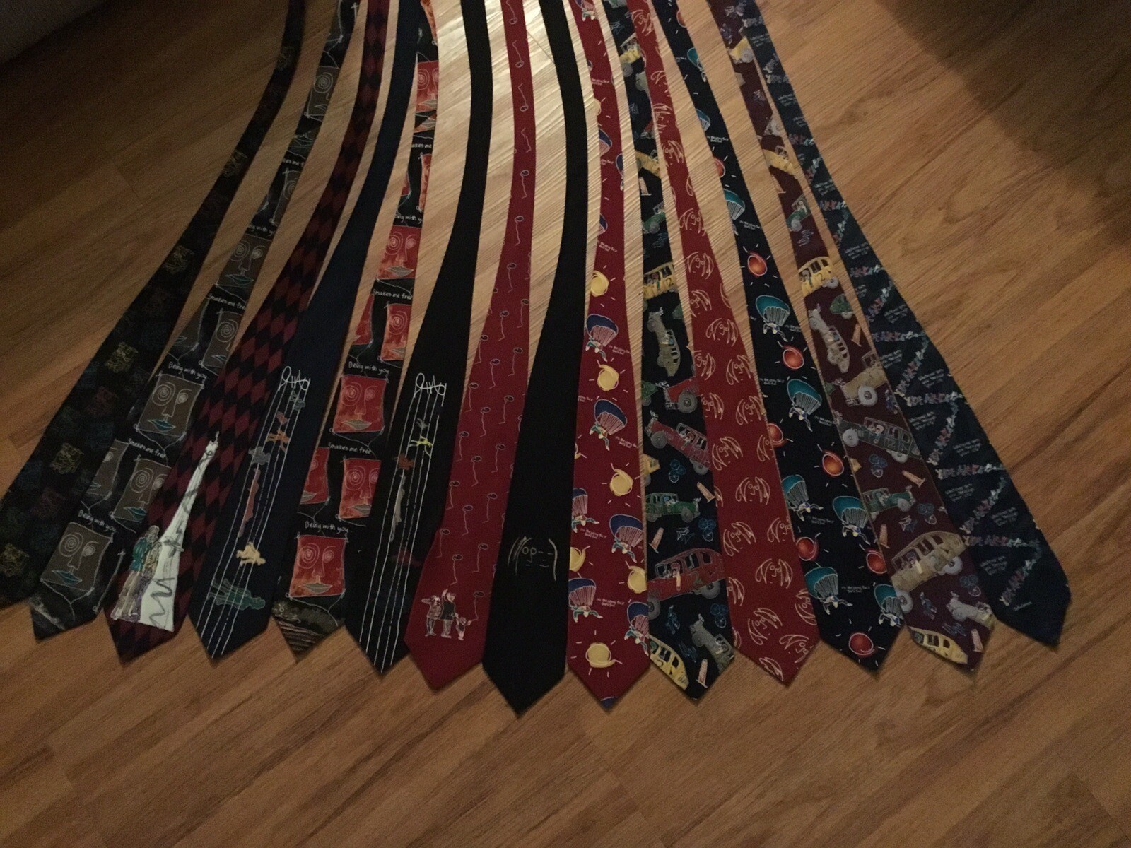 14 JOHN LENNON Personal ARTWORK Neckties/Song Titles … - Gem
