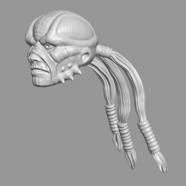 Weequay Alien Skiff Guard custom head for Star Wars & other action ...