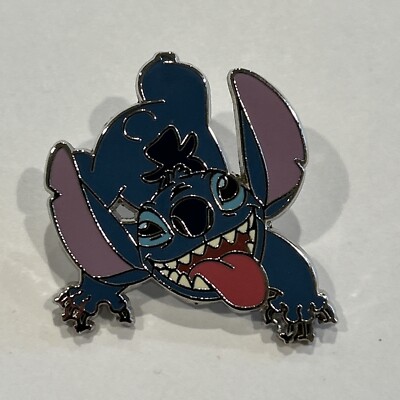 Disney Pin Lilo And Stitch crawling crawl tongue 2005 | eBay