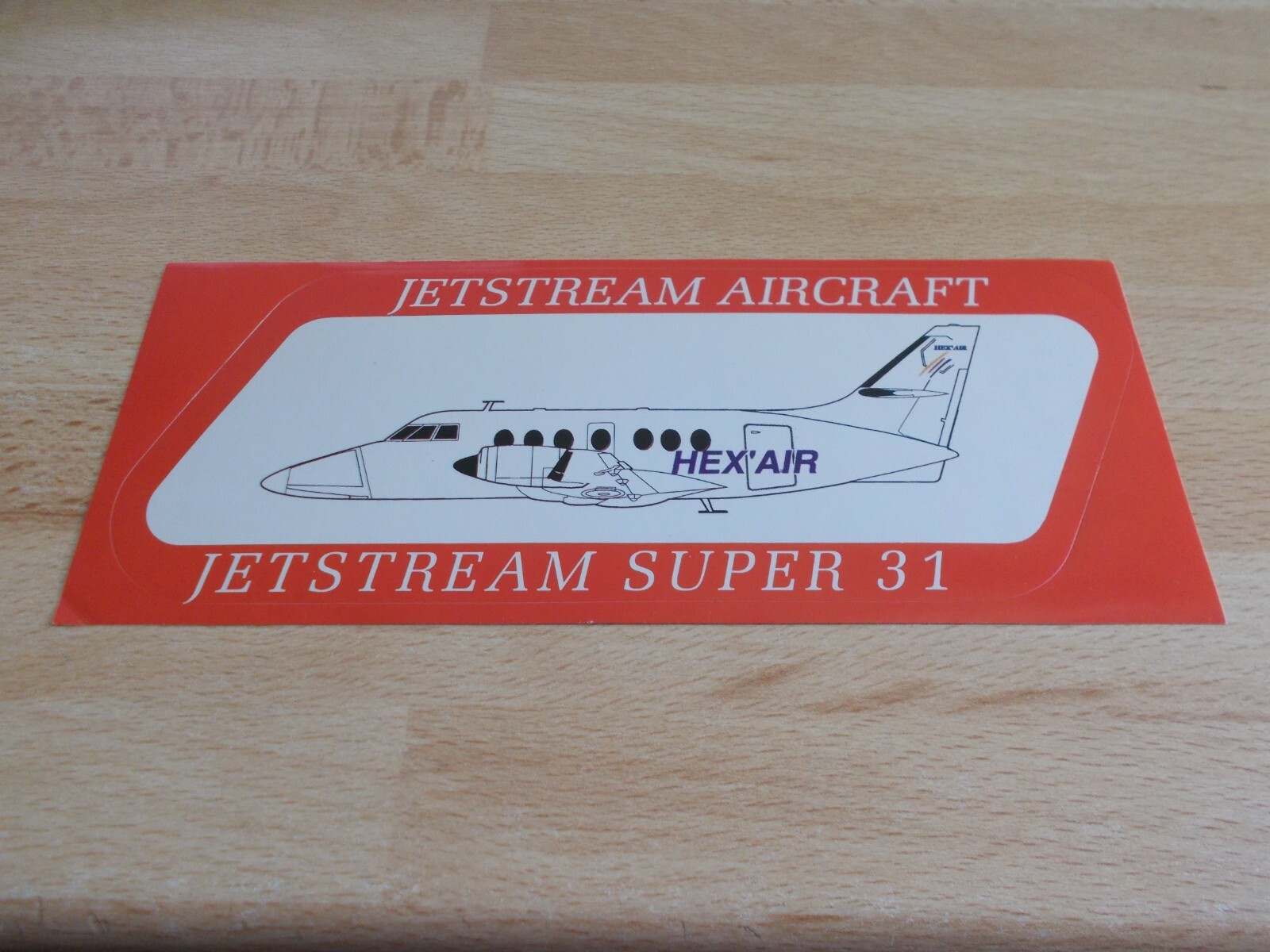 Sticker Hex 'Air - Jetstream Aircraft Super 31 | eBay