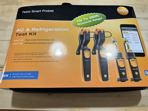 Testo Smart Probes 2nd Gen AC And Refrigeration Test Kit Barely Used | eBay