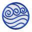Water Nation Symbol Round Embroidered Iron On Patch | eBay