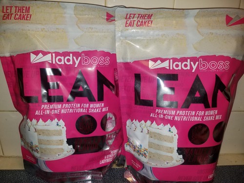 Lady Boss Lean Protein Powder - Vanilla Cake NEW 1.9lb bag 30 serv - 2 ...