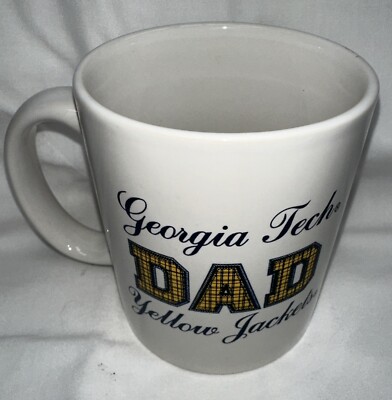 Georgia Tech Dad Yellow Jackets Ceramic Coffee Mug | eBay