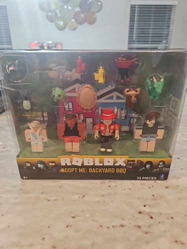 Roblox Adopt Me Backyard BBQ Playset 4 Figure Set 13 pcs No Code ...