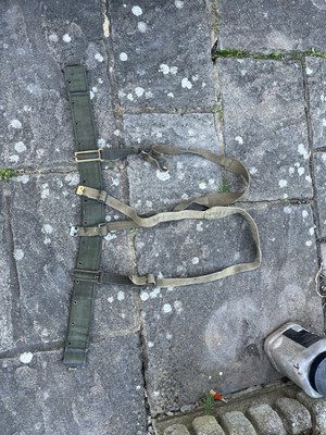 37 44 Pattern Webbing Set Officers Pistol Rig Belt Braces And Adapter ...