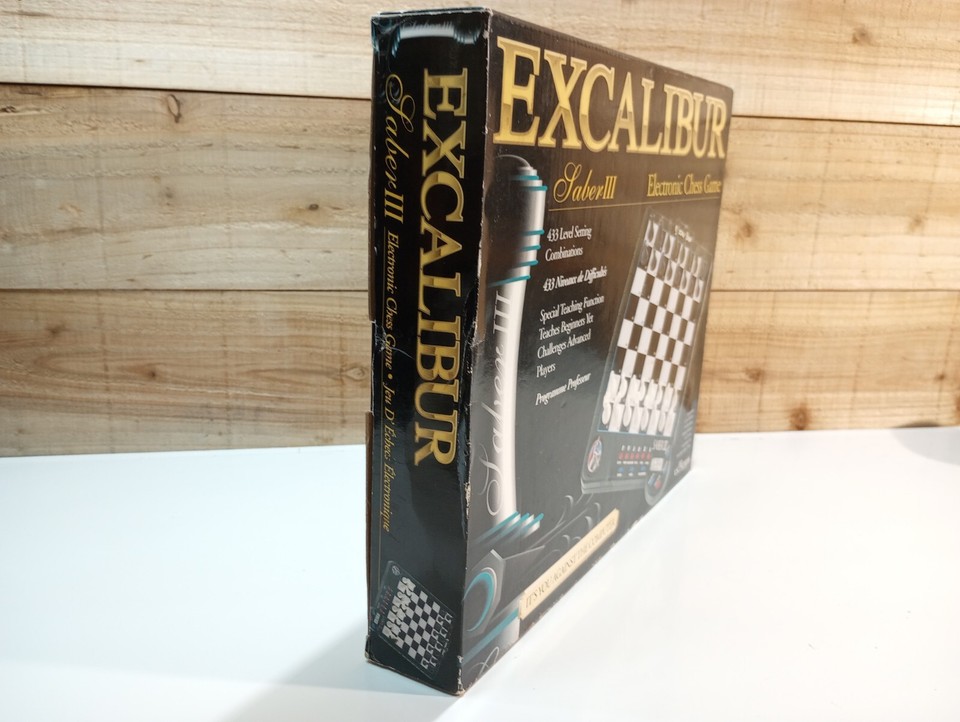 Excalibur Electronic Chess Saber III Model 901E3 Complete w Box ...