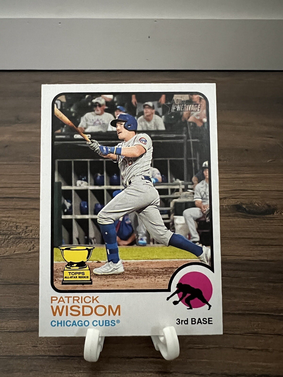 Patrick Wisdom 2022 Topps Heritage All Star Rookie Card #276 Chicago ...