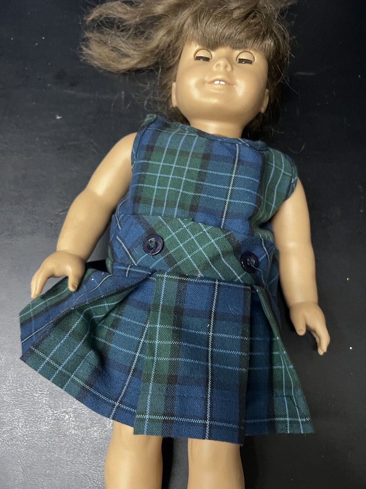 Pleasant Company Samantha Parkington American Girl Doll Green Plaid ...