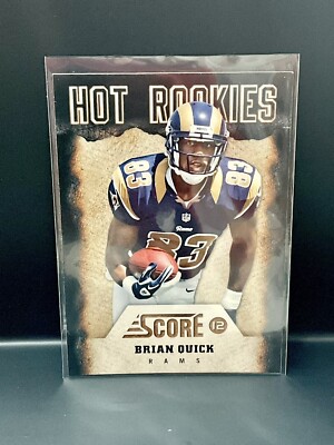 2012 Panini Score NFL Hot Rookies Brian Quick #12 - St. Louis Rams | eBay