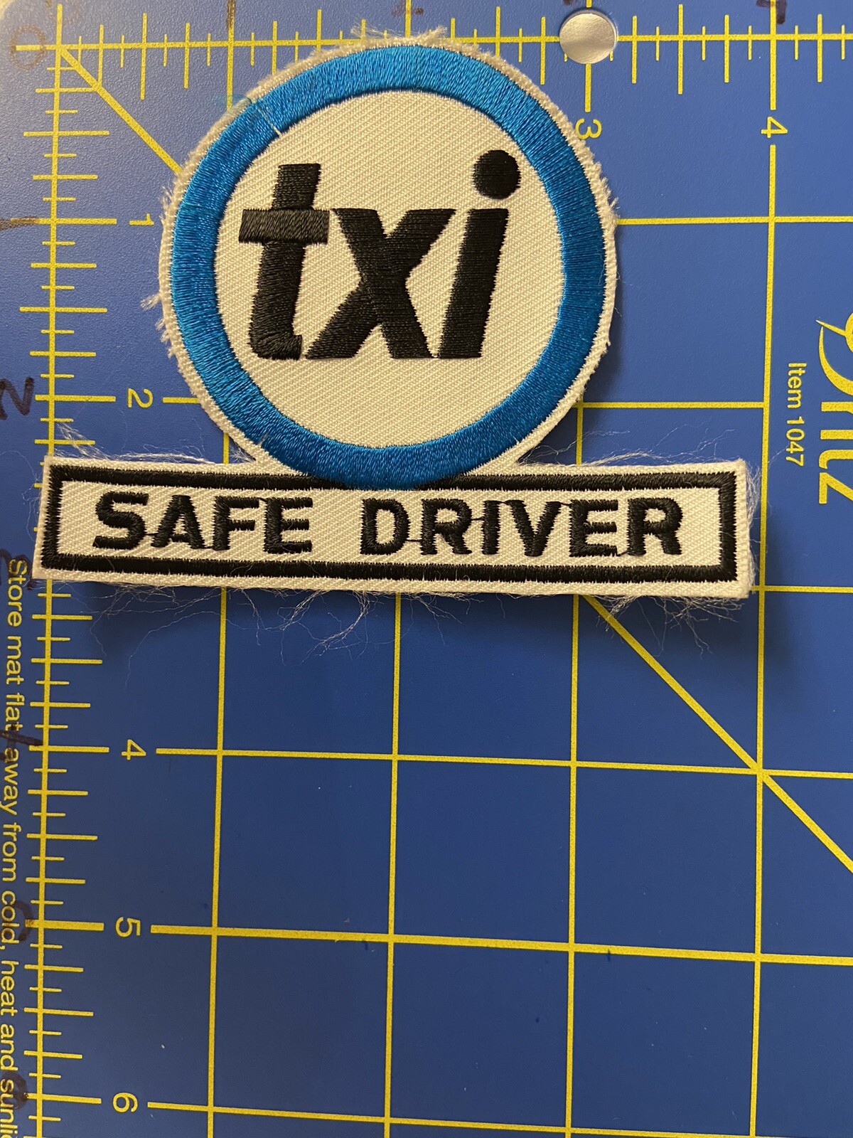 Vintage TXI Safe Driver Logo Patch DriveCam Safety Ready-Mix Concrete ...
