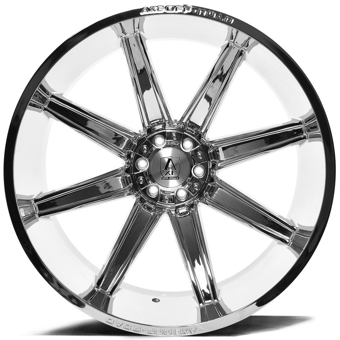 22x12 Chrome Axe Off Road Artemis Rims Wheels 8x165.1 8x6.5 24 26 14 ...