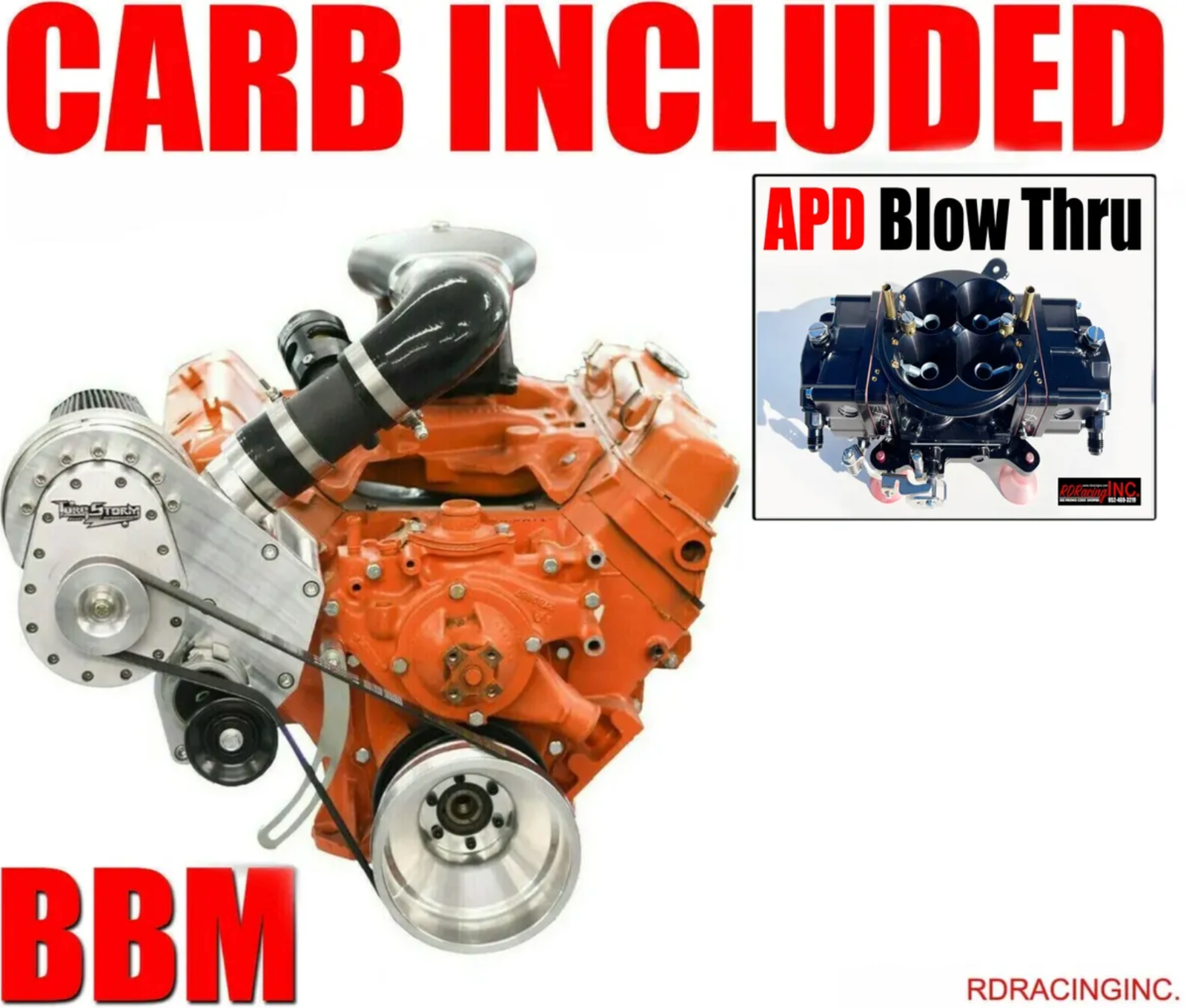 TORQSTORM SUPERCHARGER SYSTEM BIG BLOCK MOPAR 440 DEMON CARB ARP-K-DG ...