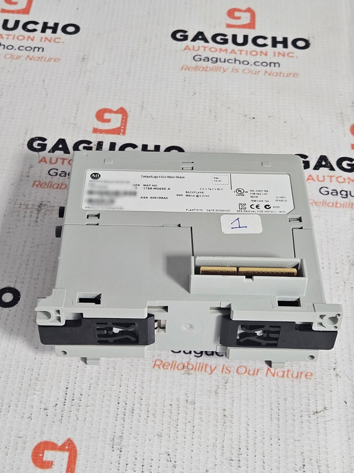 Allen Bradley 1768-M04SE CompactLogix A Sercos Interface Motion Module ...