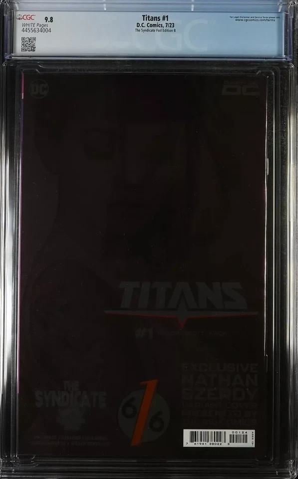 Titans #1 The Syndicate Foil Edition B CGC 9.8 (2023) | eBay