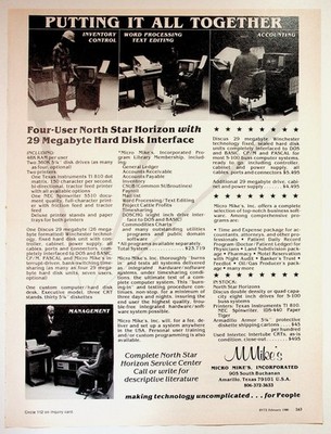 Micro Mike's 1980 Print Advertisement North Star Horizon 8x11 Vintage ...