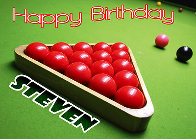 PERSONALISED SNOOKER BIRTHDAY ANY OCCASION GREETING CARD | eBay UK