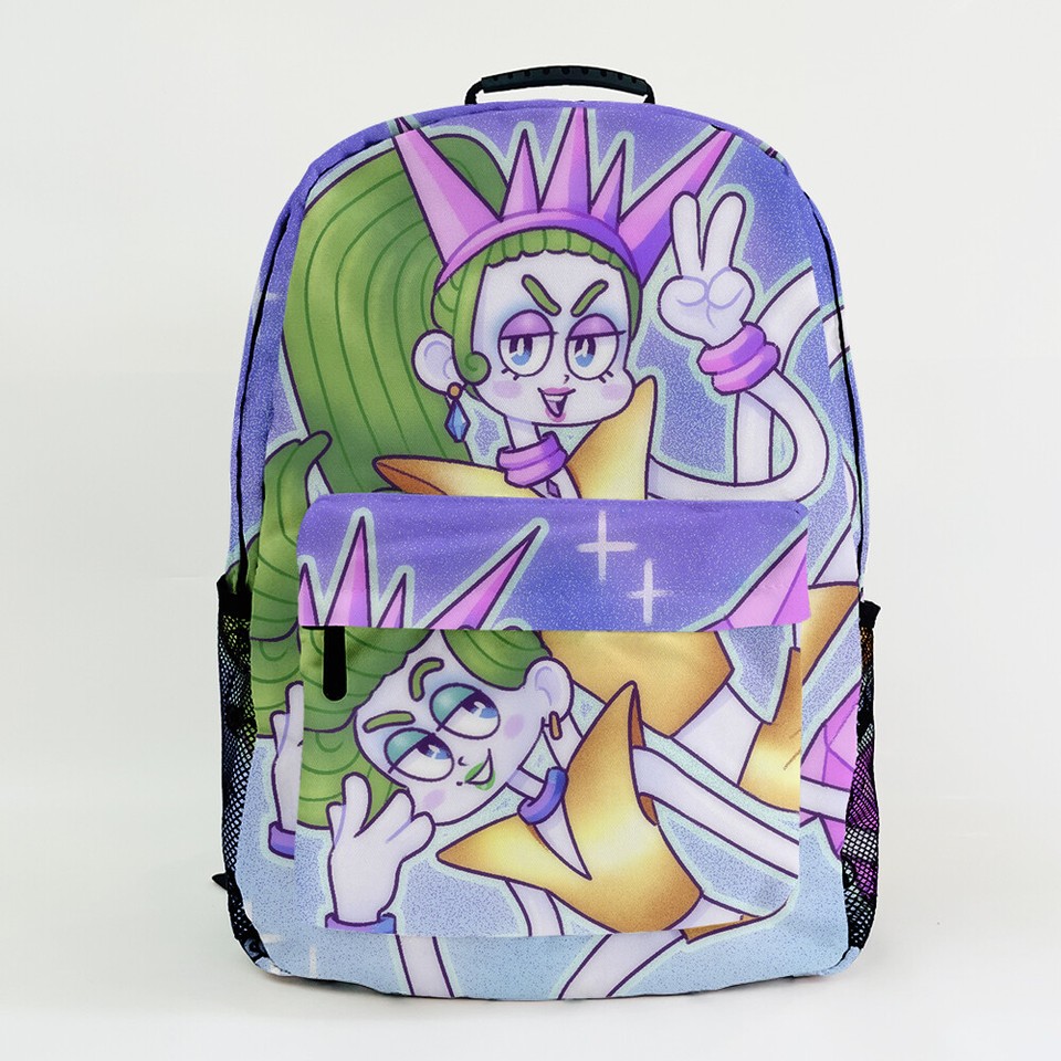 Trolls 3 Velvet and Veneer Full Color Backpack Teenager Travel Bag ...