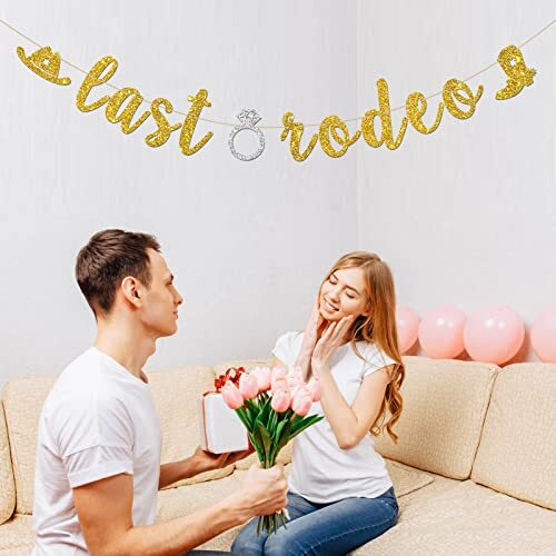 Last Rodeo Banner Bride To Be Party Decorations Western Cowgirl Bridal ...