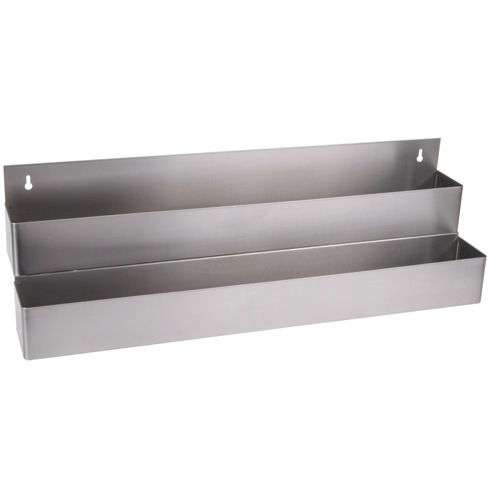 32" Stainless Steel Double Tier Commercial Bar Speed Rail Liquor ...