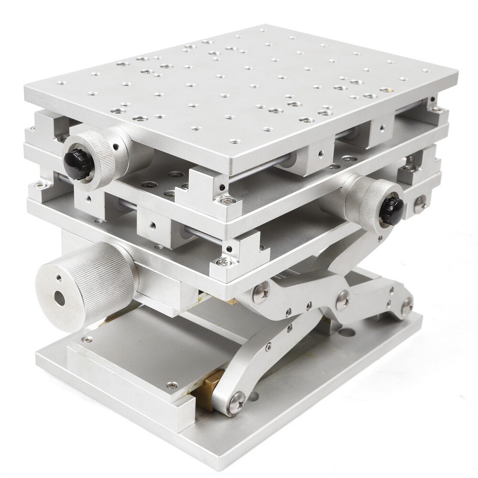 XYZ Axis 3D Workbench 3 Axis Moving Work Table Laser Marking Machine ...